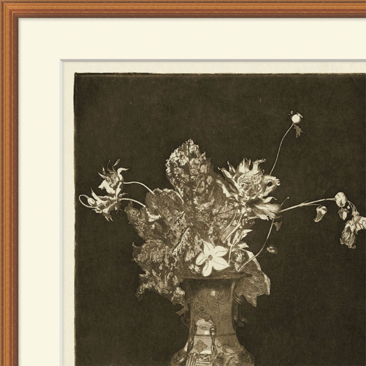 Sepia Floral Etching – Tuesday Made